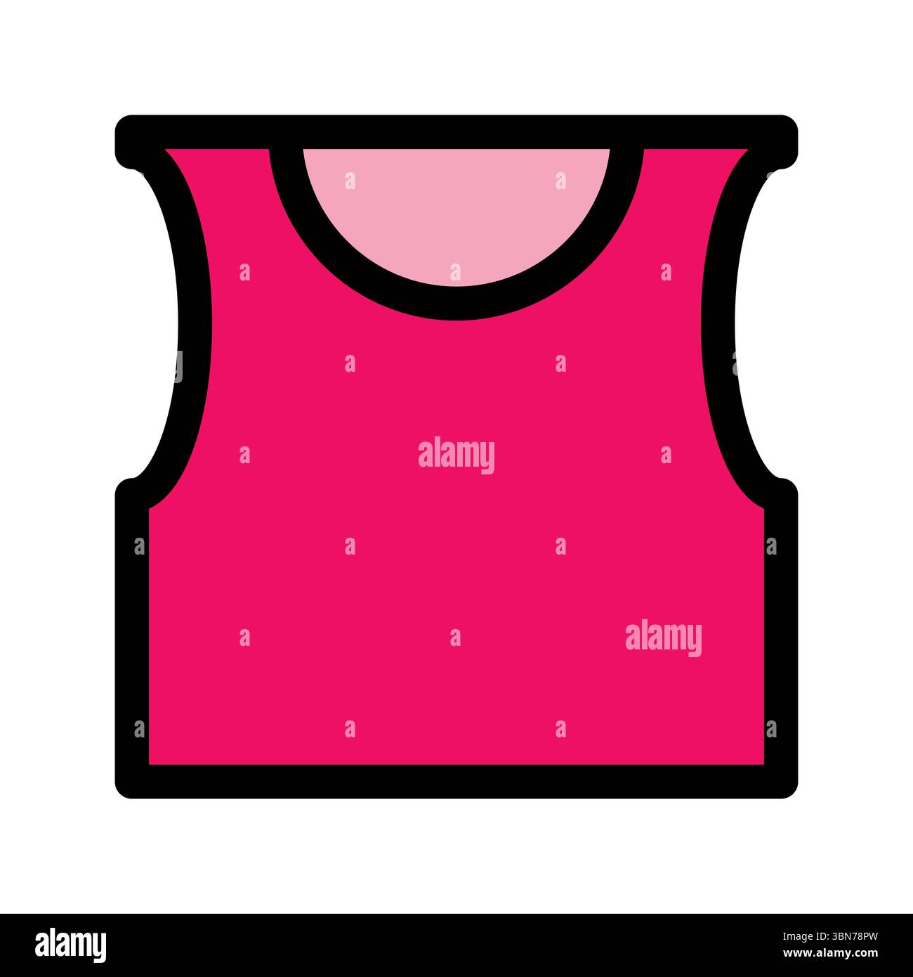 cartoon pink baby vest vector illustration Stock Vector Image & Art - Alamy