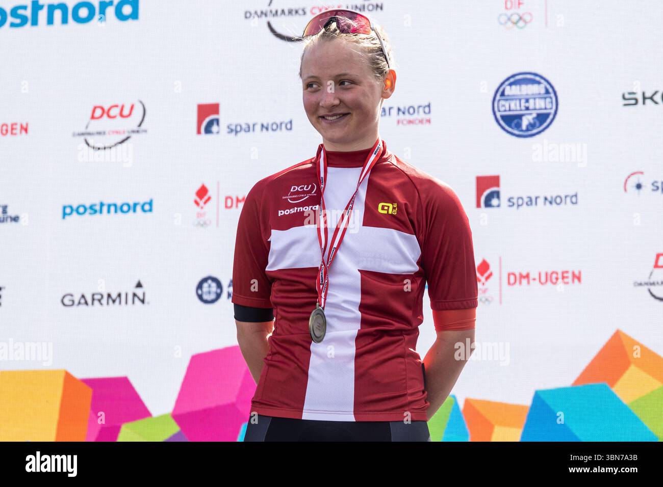 Gold medalist Ida Dam Fialla of Team Nyt Syn by Fialla - U19P is seen ...
