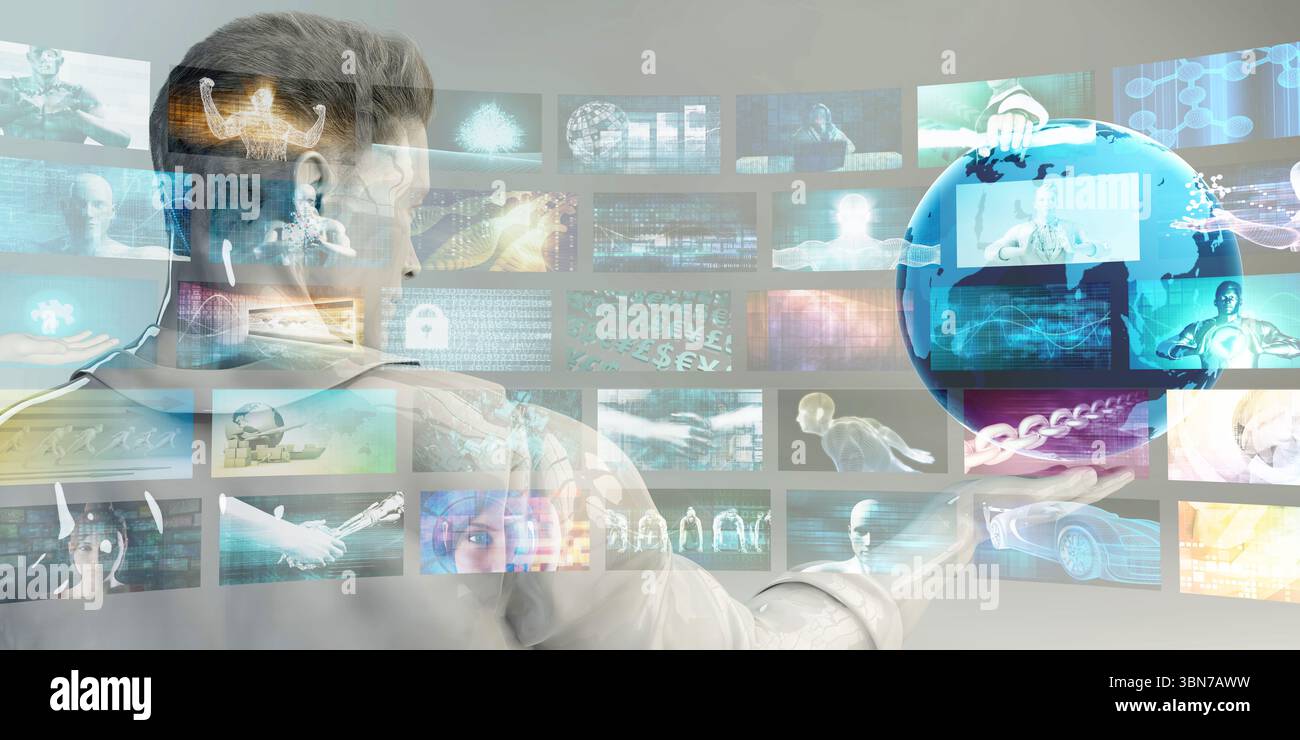 Marketing Solutions and Fast Innovation Leader in Industry Stock Photo ...