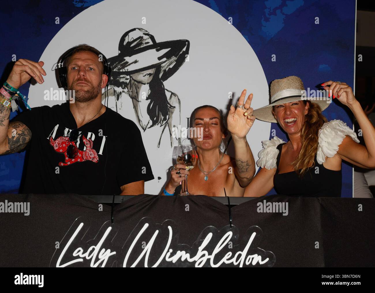 London, UK. 30th June, 2025. James Haskell, DJ Kate Moss and Lady ...