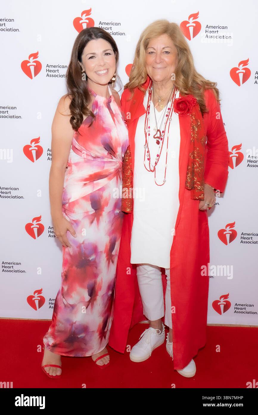 Elisa DiStefano and Fern Mallis attends the American Heart Association ...
