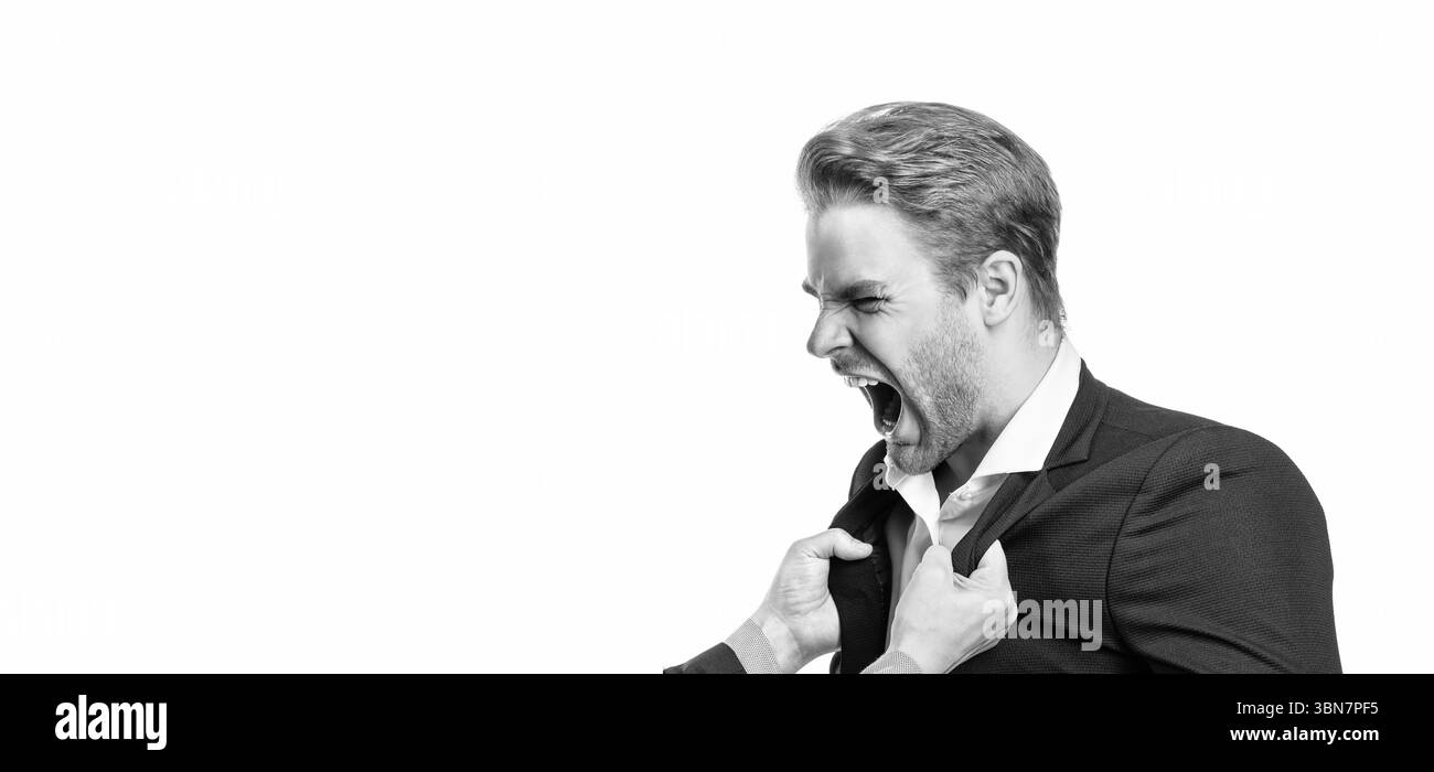 Anger employee Black and White Stock Photos & Images - Alamy