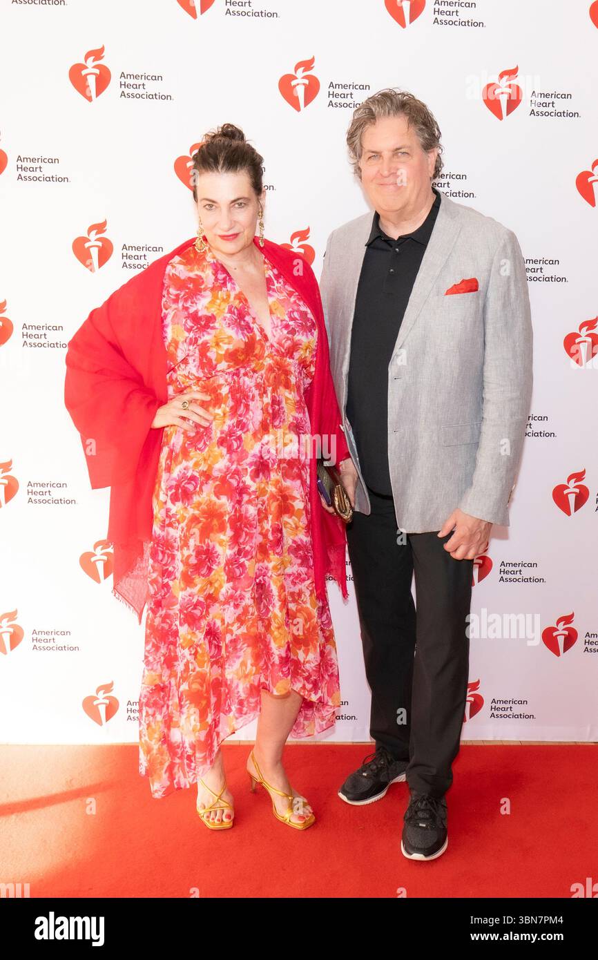 Marianne Grisz and guest attends the American Heart Association Heart ...