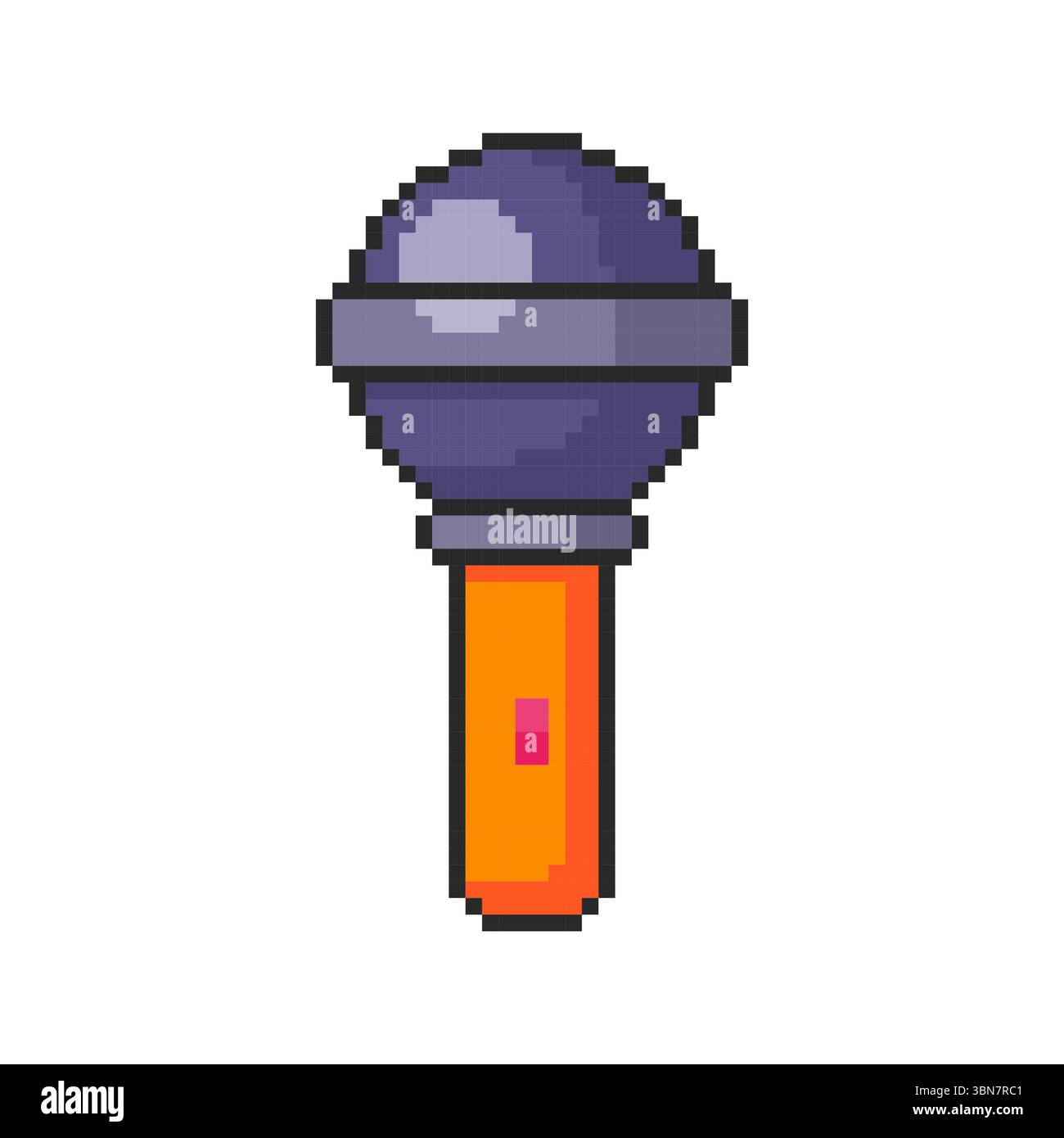 Pixel art Microphone game asset design Stock Vector Image & Art - Alamy