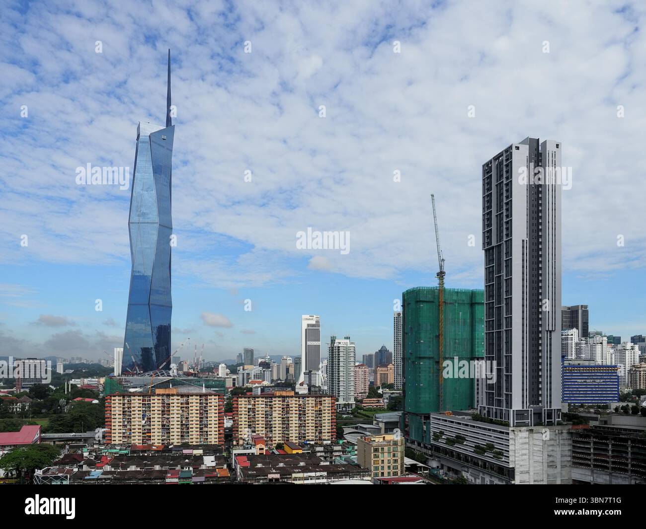 Kuala Lumpur, Malaysia - January 25th 2025 - The Merdeka Tower with its ...