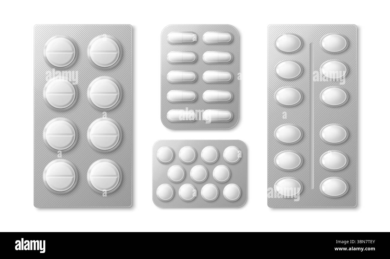 White round tablets score hi-res stock photography and images - Alamy