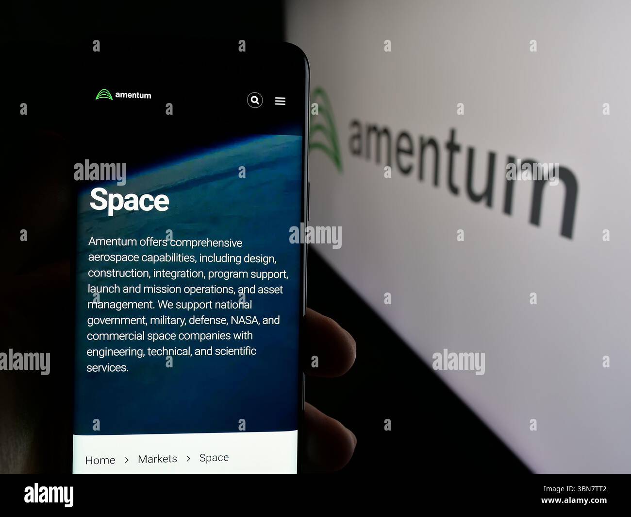 Amentum logo hi-res stock photography and images - Alamy