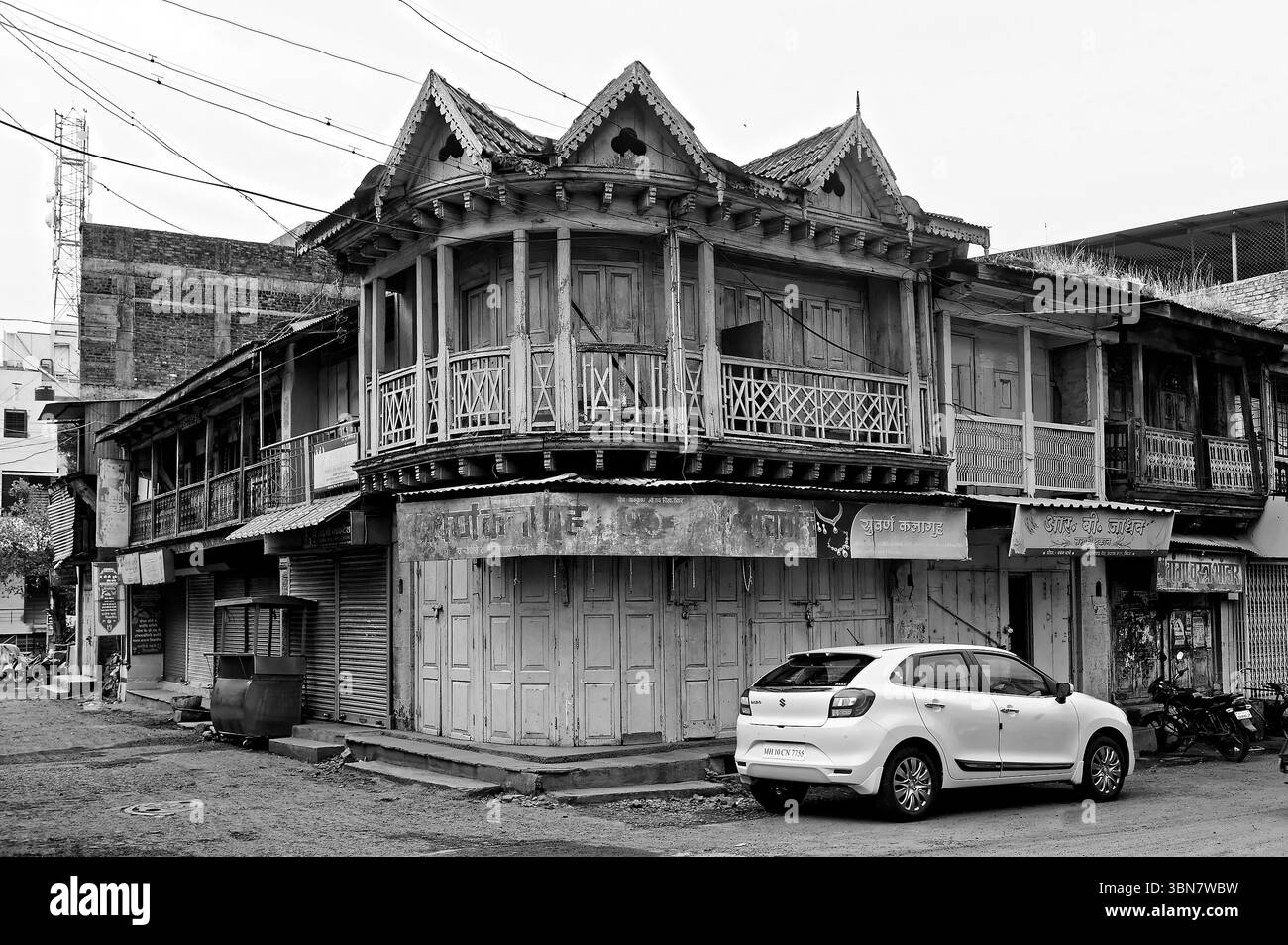 Mahatma gandhi marg Black and White Stock Photos & Images - Alamy