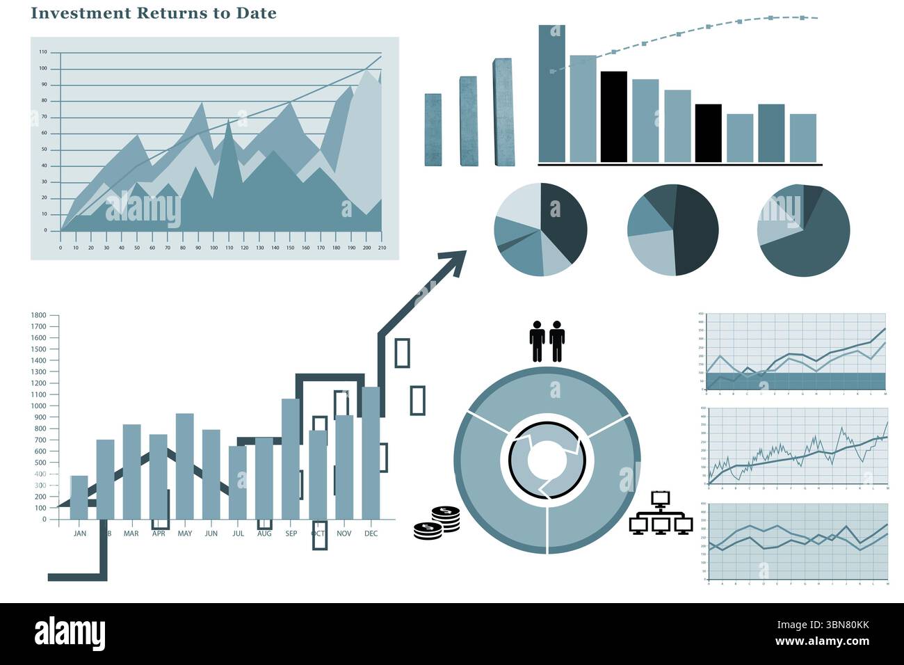 Graphs abstract Cut Out Stock Images & Pictures - Alamy