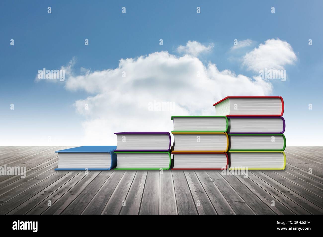 Books under staircase hi-res stock photography and images - Alamy