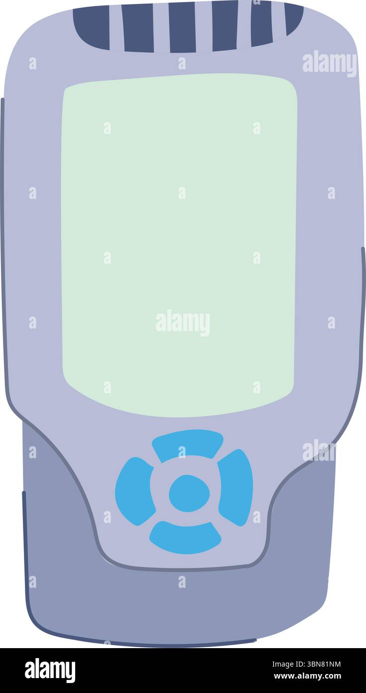 temperature air quality monitor cartoon vector illustration Stock ...