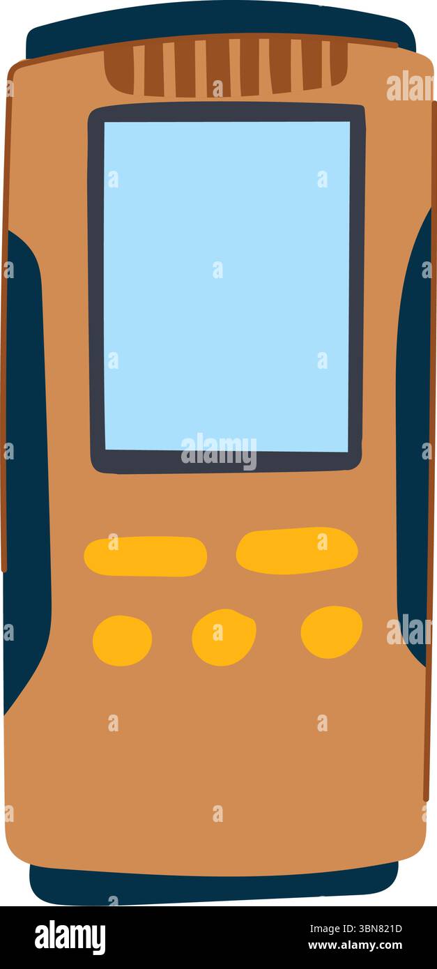 calibration air quality monitor cartoon vector illustration Stock ...