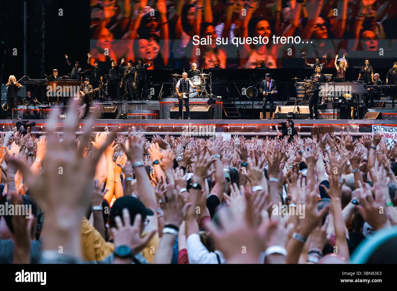 Milan, Italy. 01st July, 2025. Milan, Bruce Springsteen performs in ...