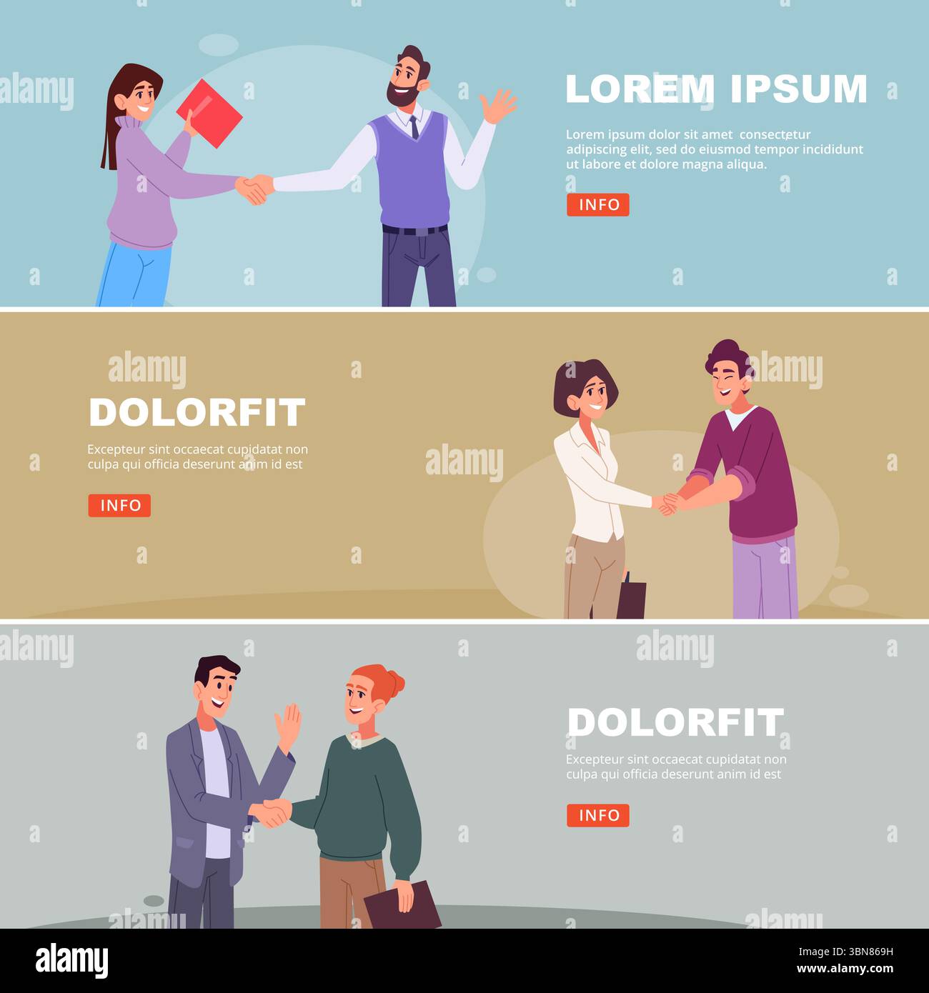 Congratulating person Stock Vector Images - Alamy