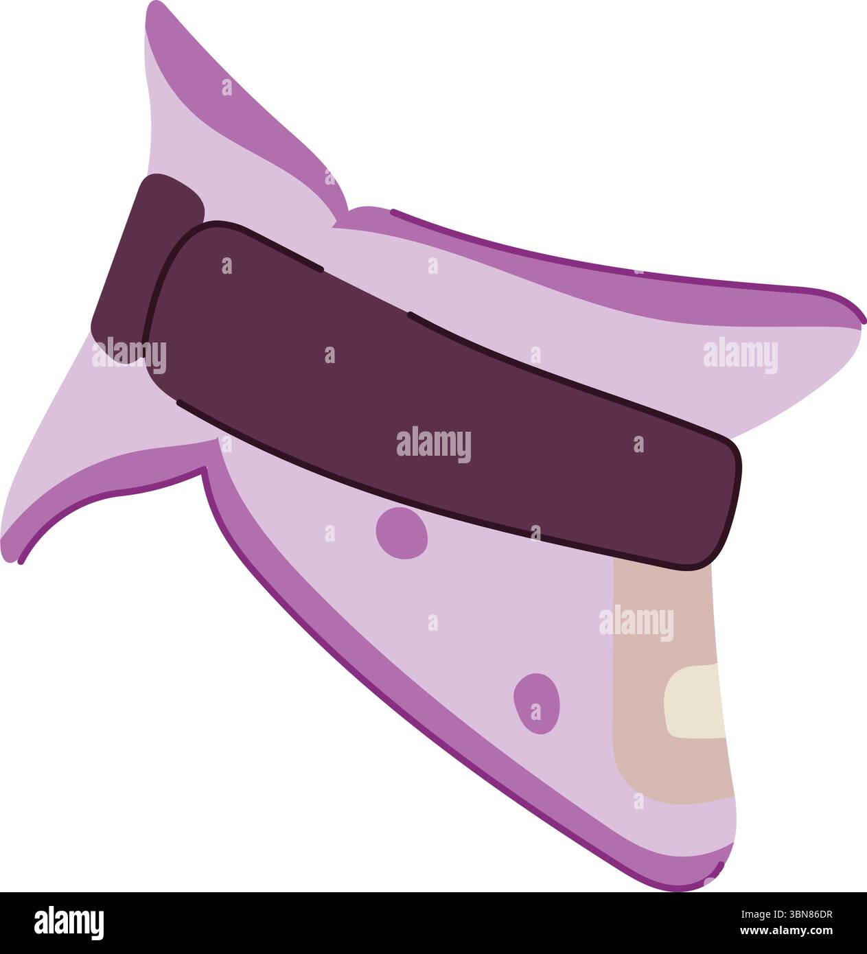 brace cervical neck collar cartoon vector illustration Stock Vector ...