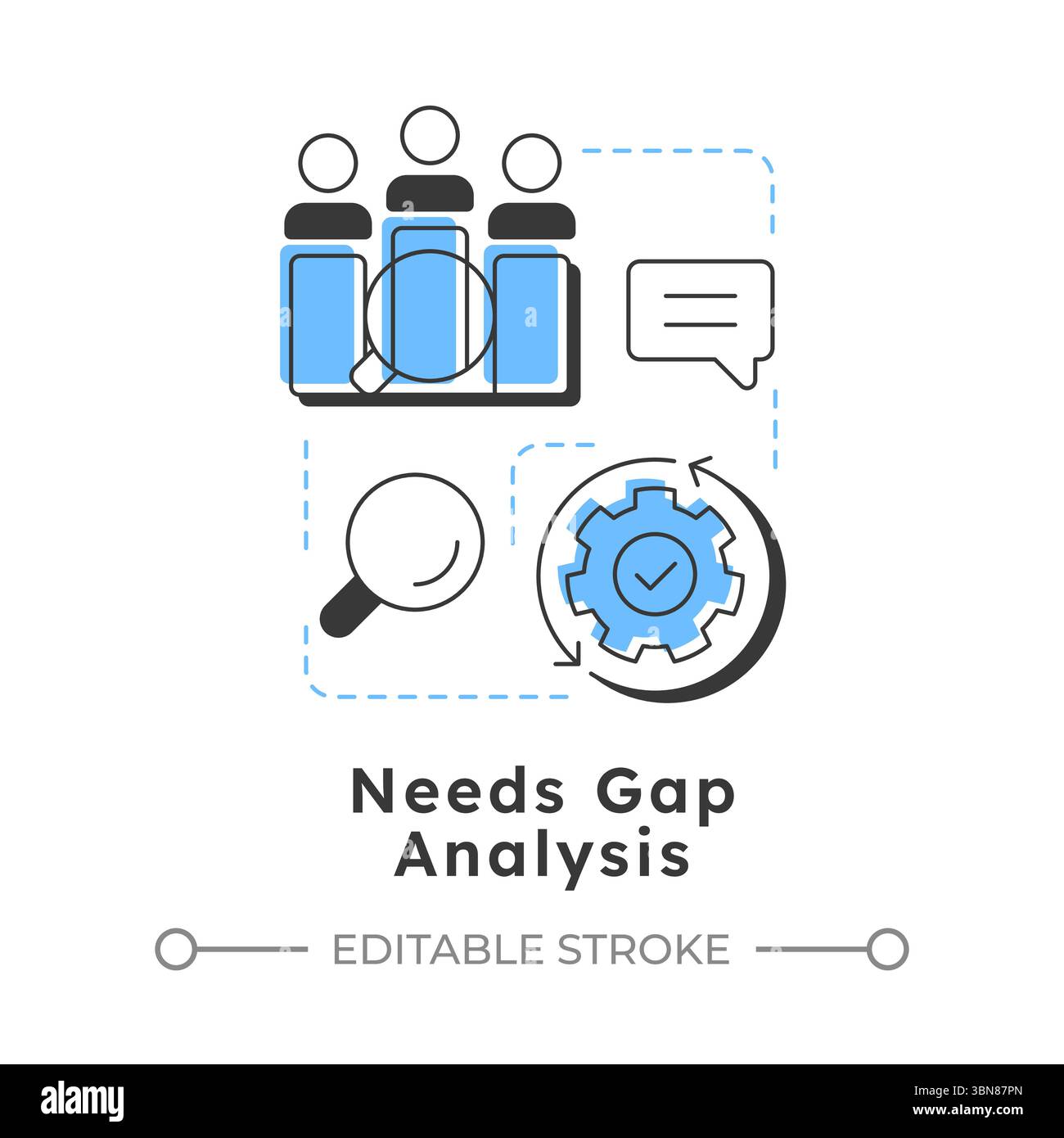 Public service analysis Stock Vector Images - Alamy