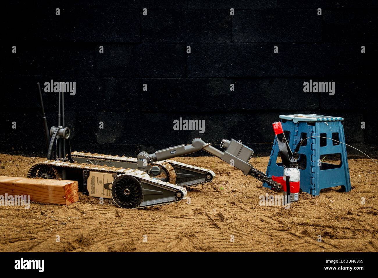 Small construction vehicle operates hi-res stock photography and images ...