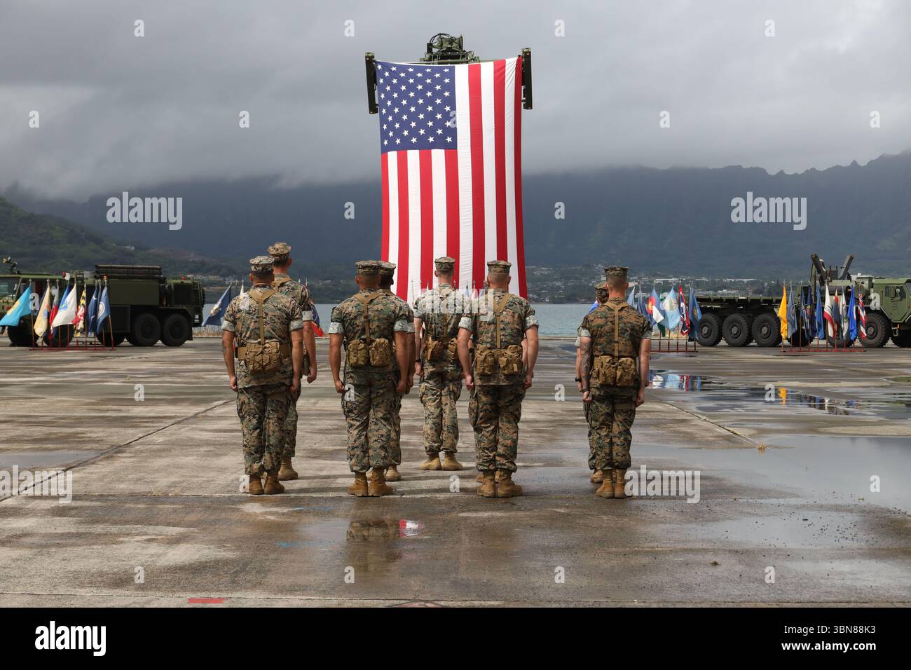 U.S. Marines with Marine Wing Support Squadron (MWSS) 174, Marine ...