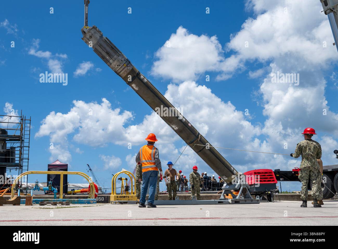 NAVAL BASE GUAM (May 6, 2025) – Sailors assigned to Navy Munitions ...