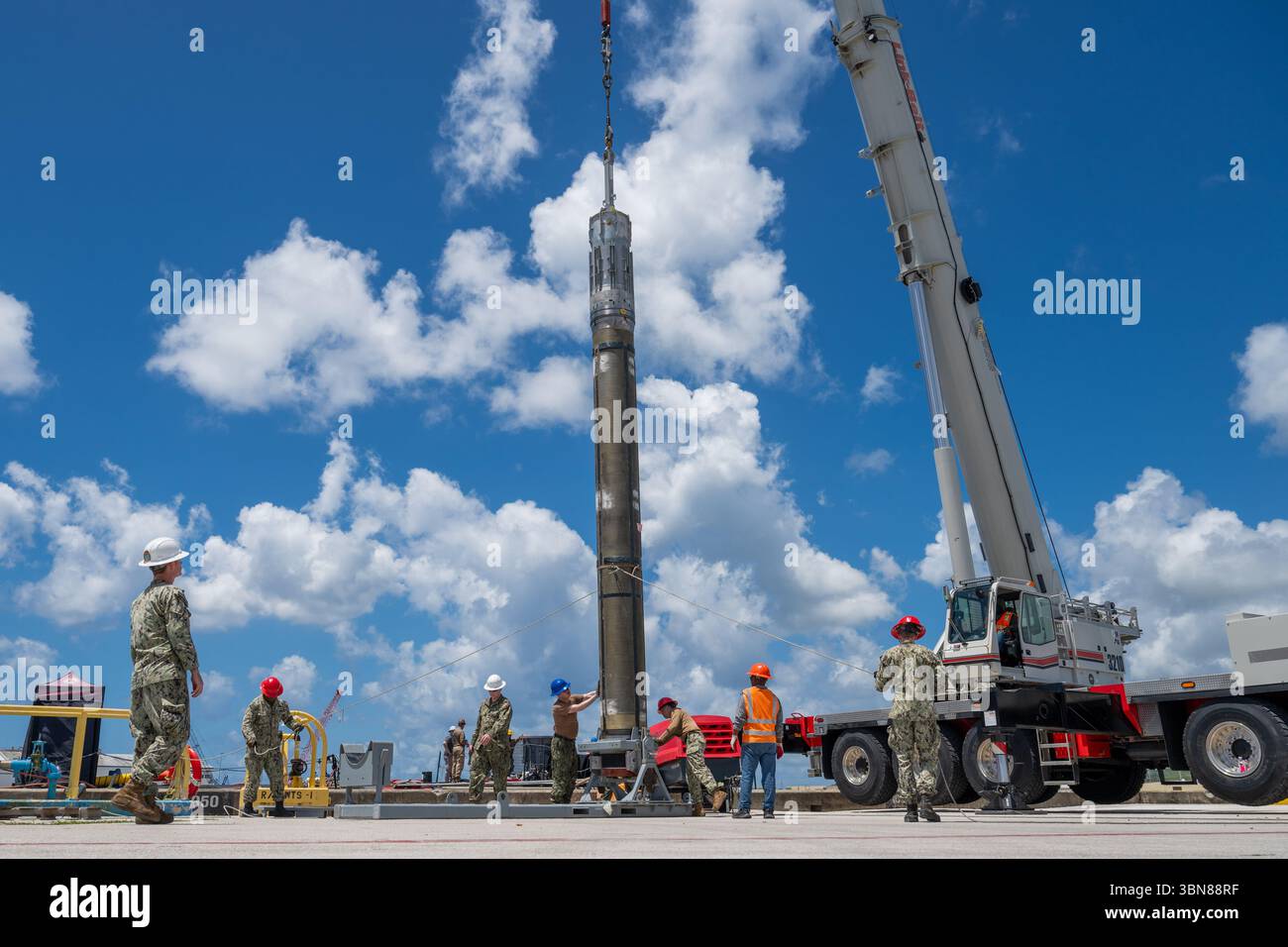 NAVAL BASE GUAM (May 6, 2025) – Sailors assigned to Navy Munitions ...