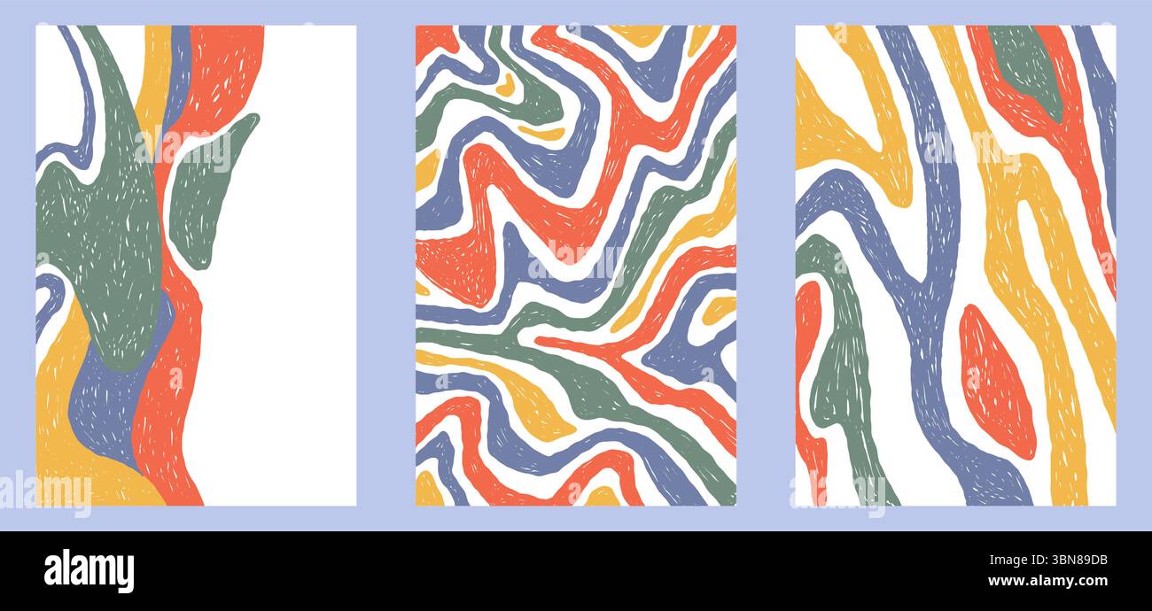 Abstract line posters colorful hi-res stock photography and images - Alamy