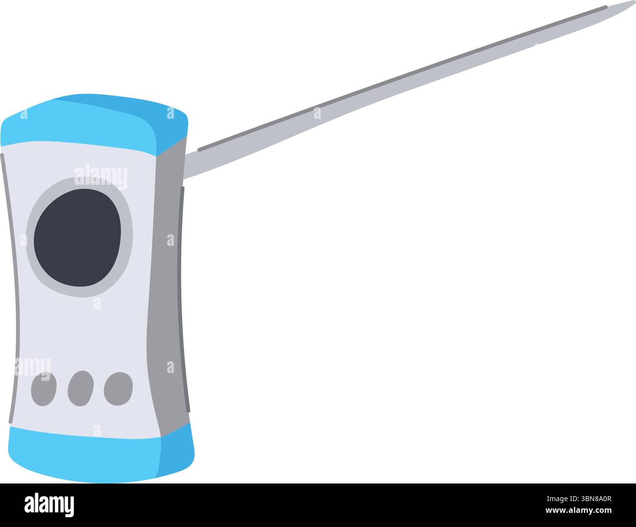 temperature compost thermometer cartoon vector illustration Stock ...