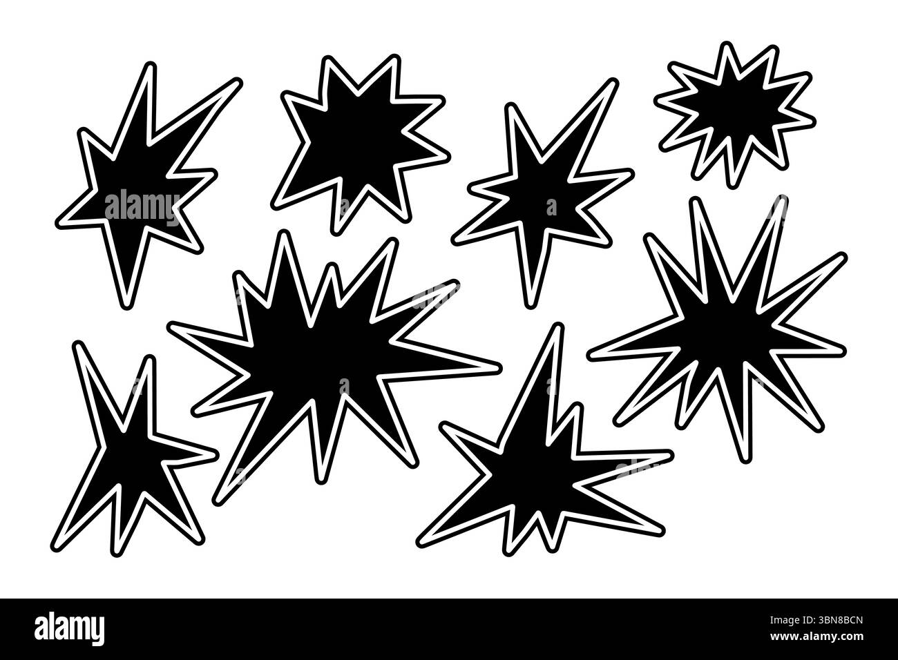 Abstract magic stylish light Black and White Stock Photos & Images - Alamy