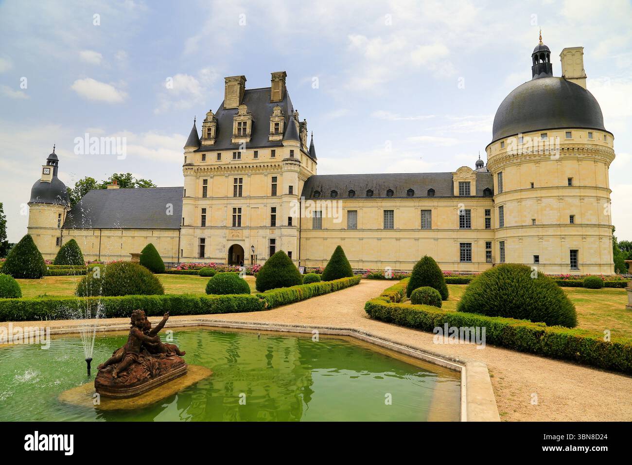 Chateau de Valencay, France Stock Photo - Alamy