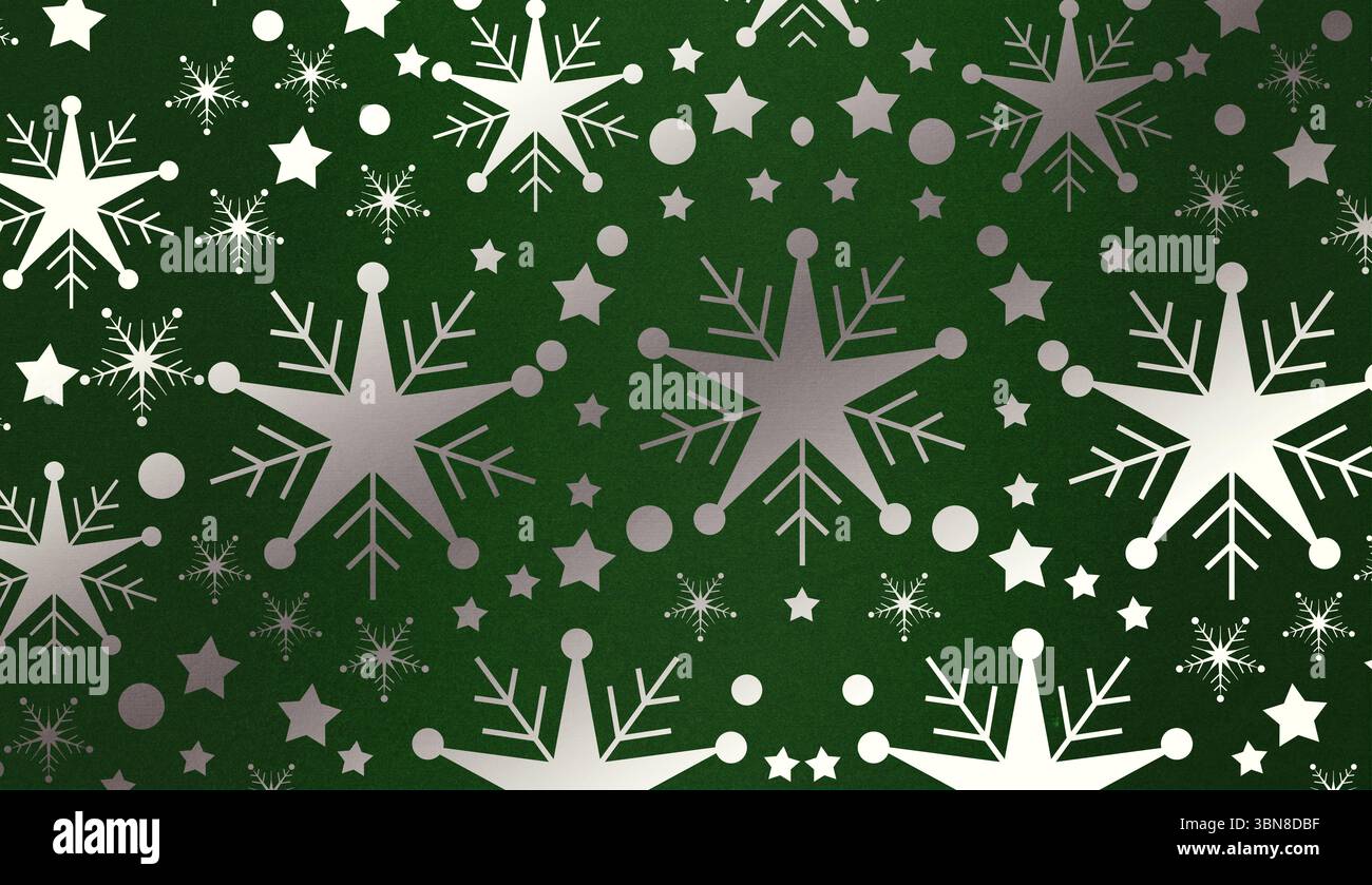 Snowflake wallpaper pattern Stock Photo - Alamy