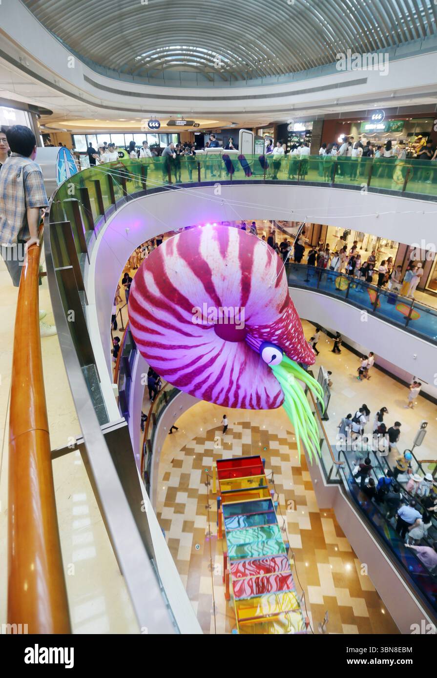 SHANGHAI, CHINA - JUNE 29, 2025 - The Chambered Nautilus giant Marine ...