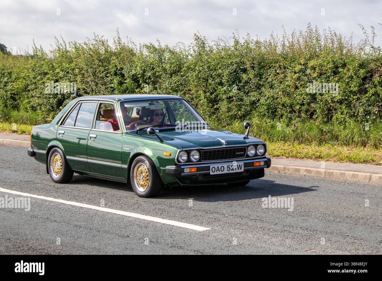 1981 80s eighties Green Honda Accord 4A Auto 4 door saloon petrol 1602 cc; Classic, collectable ...