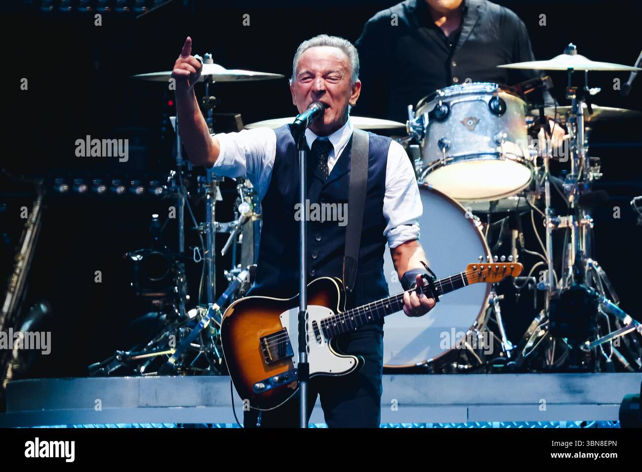 Milan, Italy. 30th June, 2025. Bruce Springsteen and The E Street Band ...