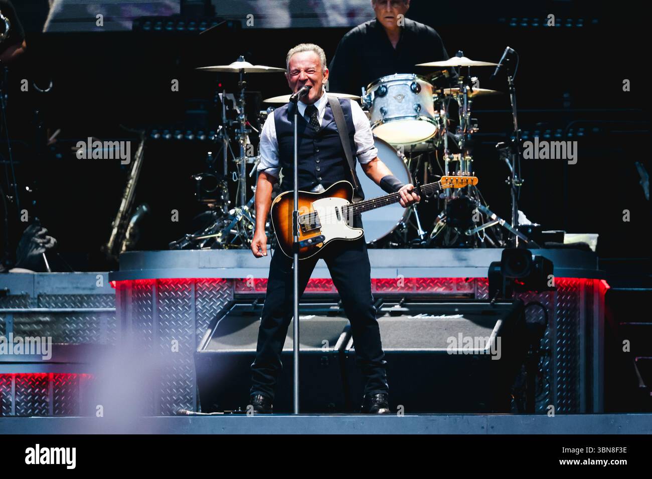 Milan, Italy. 30th June, 2025. Bruce Springsteen and The E Street Band ...