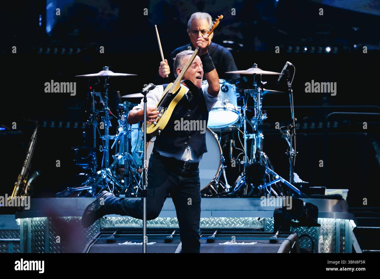Milan, Italy. 30th June, 2025. Bruce Springsteen and The E Street Band ...