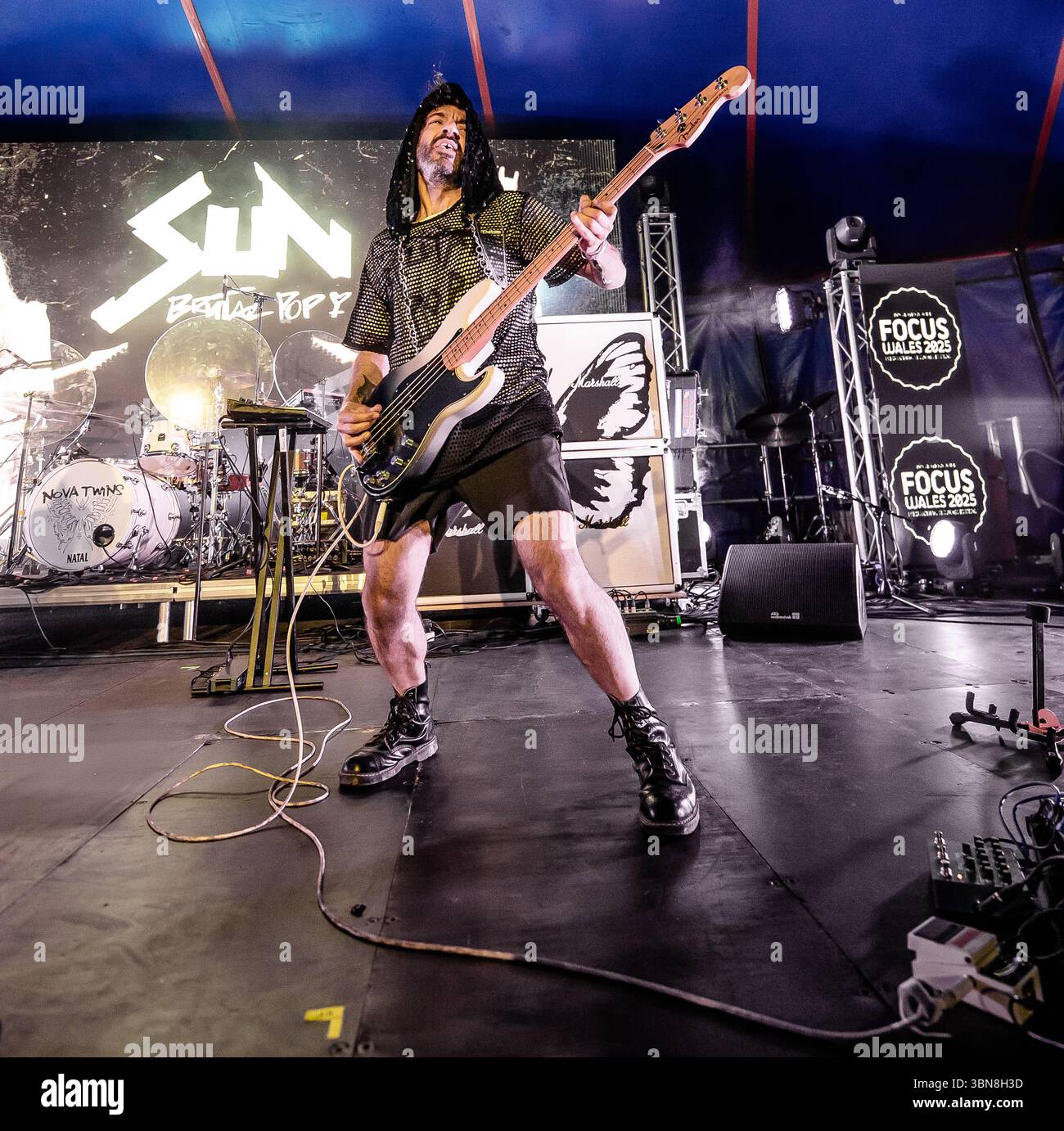Sun performing at Focus Wales on 9th May 2025 Stock Photo - Alamy