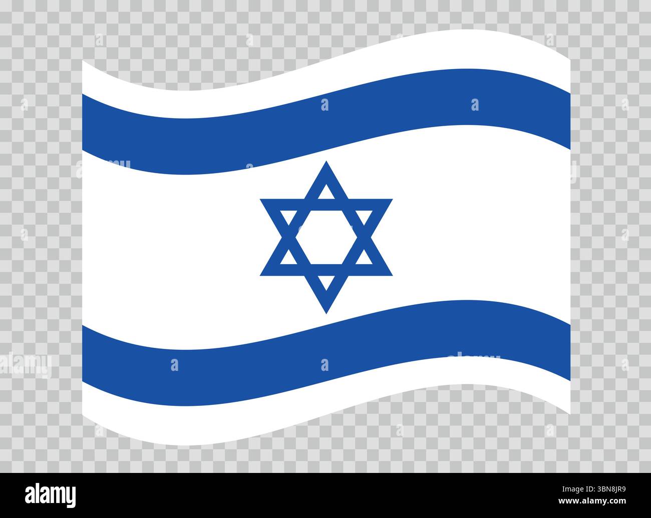 Flag of Israel. Israeli national symbol in official colors. Template ...