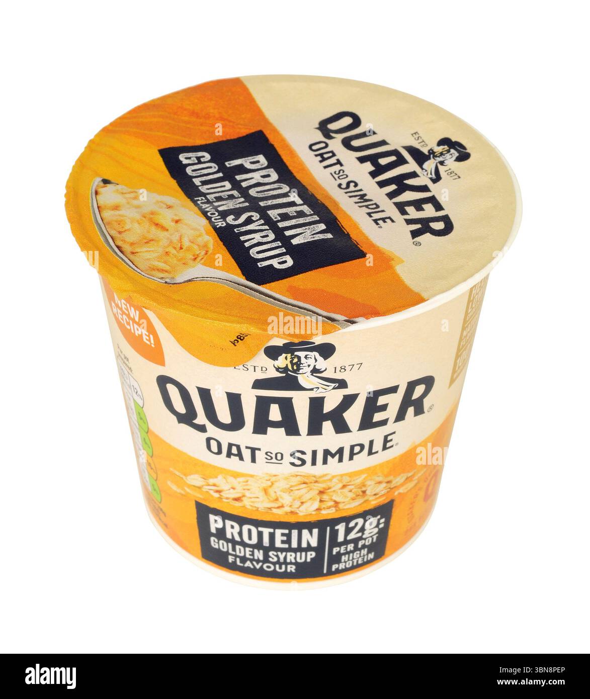 Quaker oat so simple golden syrup flavour instant porridge oats in a ...