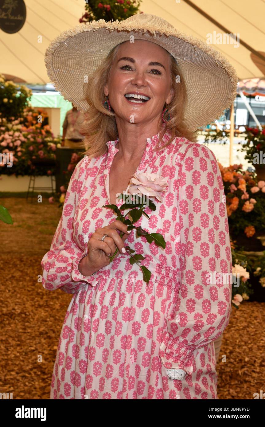 30 June 2025. East Molesey, Surrey, UK. Anthea Turner at the 2025 RHS ...