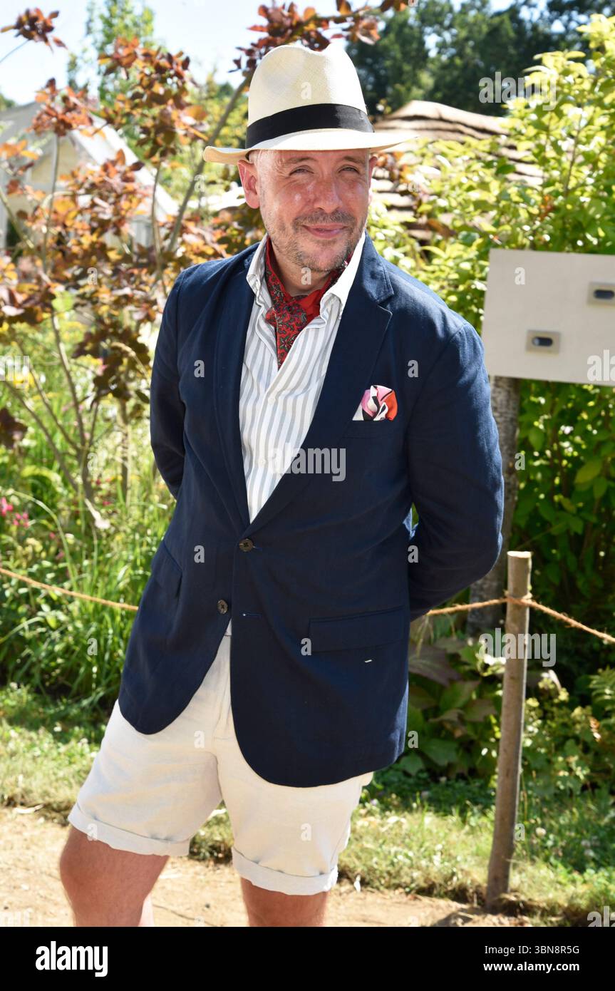 30 June 2025. East Molesey, Surrey, UK. Tom Allen at the 2025 RHS Hampton Court Palace Garden ...