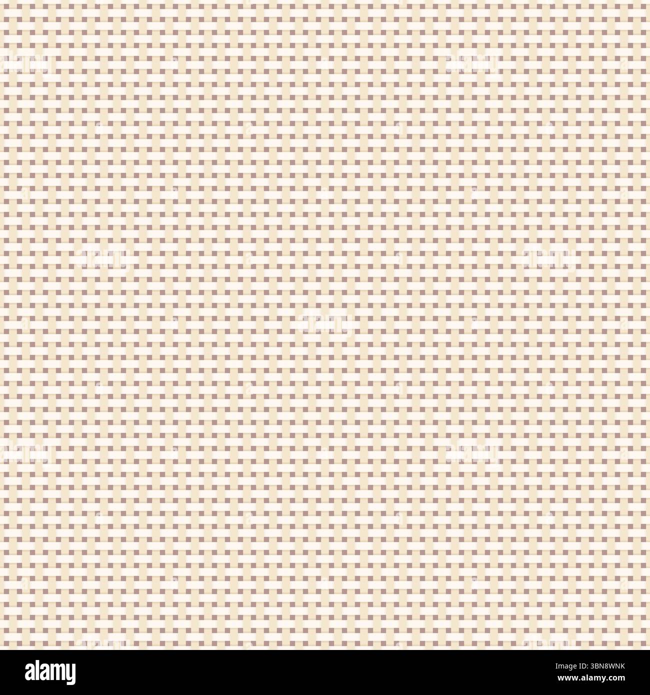 Beige canvas weave texture. Seamless pattern, vector illustration Stock ...