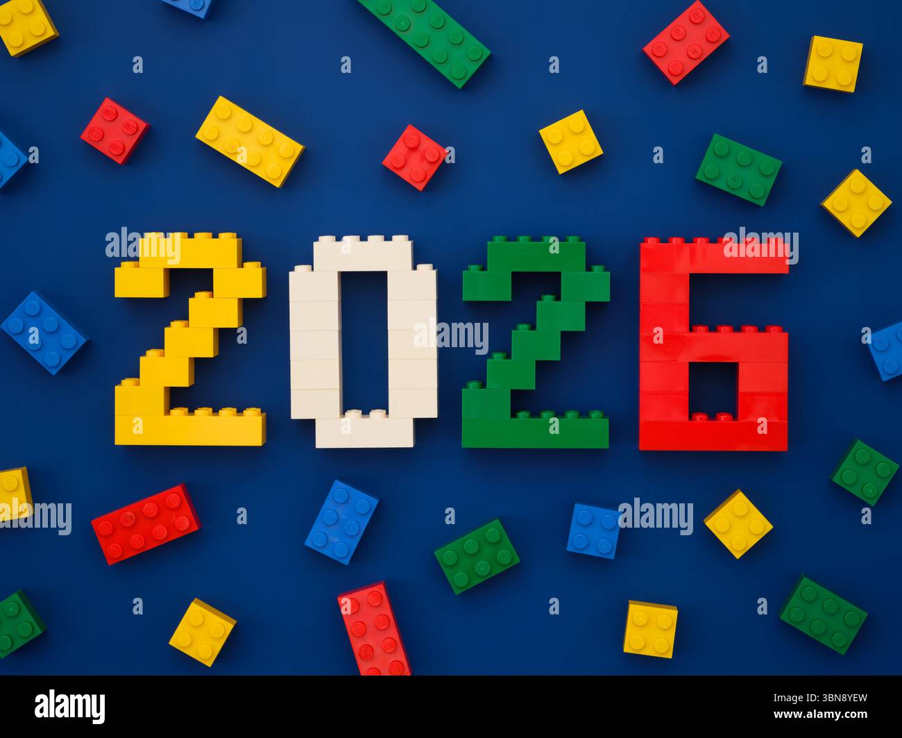 Tambov, Russian Federation - October 13, 2024 Lego numbers 2026 with ...