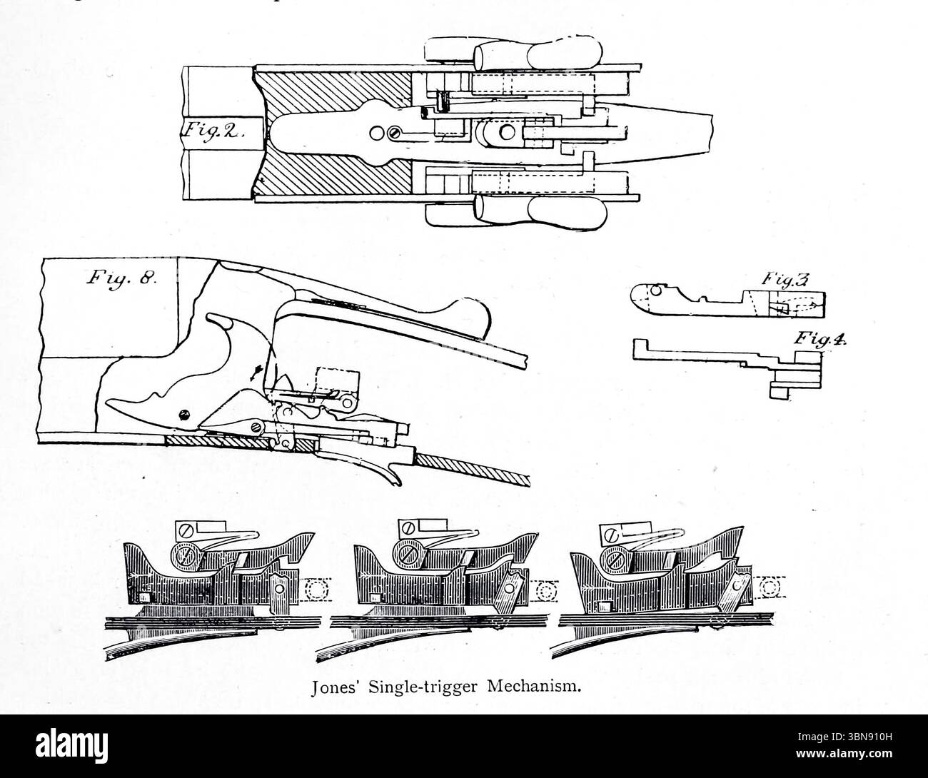 Trigger mechanism for guns Cut Out Stock Images & Pictures - Alamy