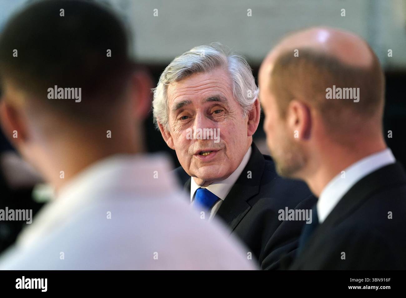 Former Prime Minister and Multibank Founder Gordon Brown, speaks during ...