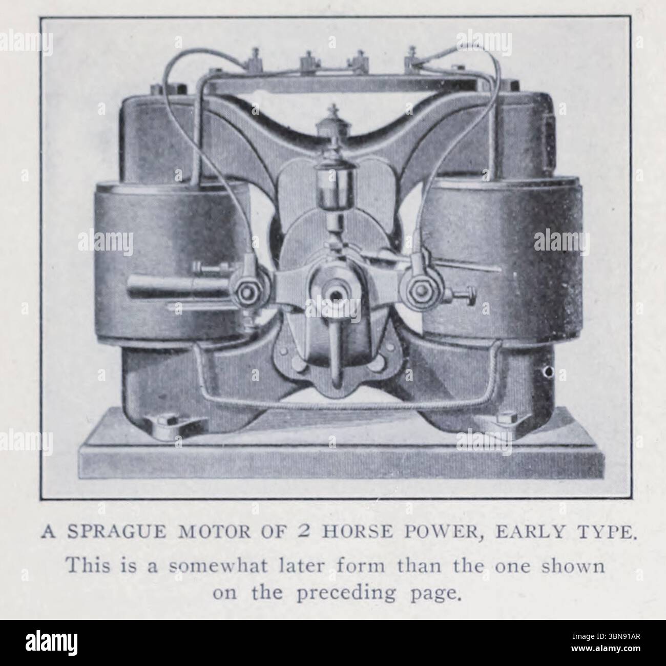 A SPRAGUE MOTOR of 2 horse power, early type from the Article THE ...