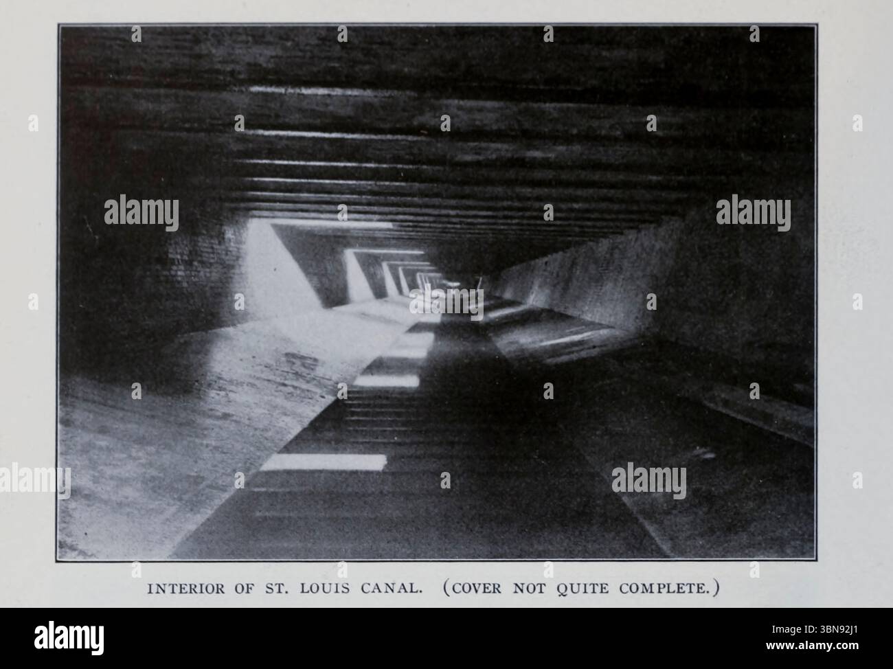 INTERIOR OF ST. LOUIS CANAL. (COVER NOT QUITE COMPLETE.) from the ...
