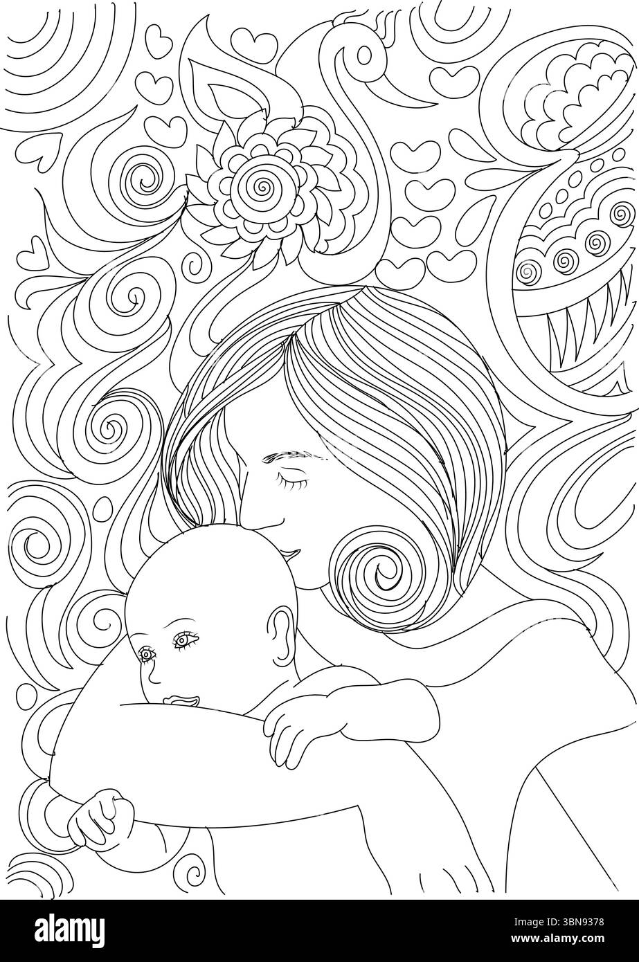 Nurturing childhood Black and White Stock Photos & Images - Alamy