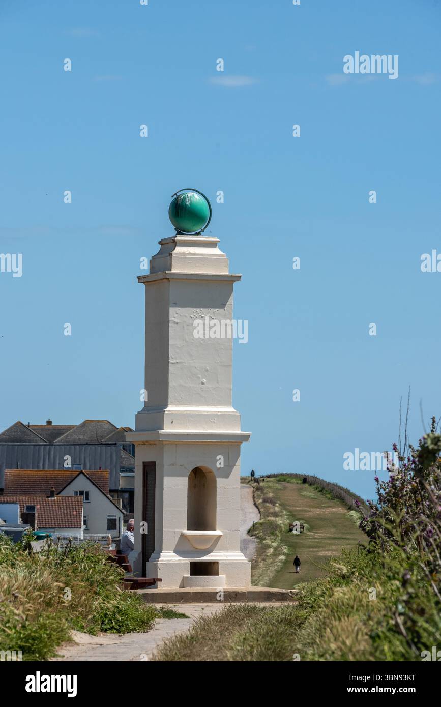 Peacehaven, June 2nd 2025: The Meridian Monument Stock Photo - Alamy