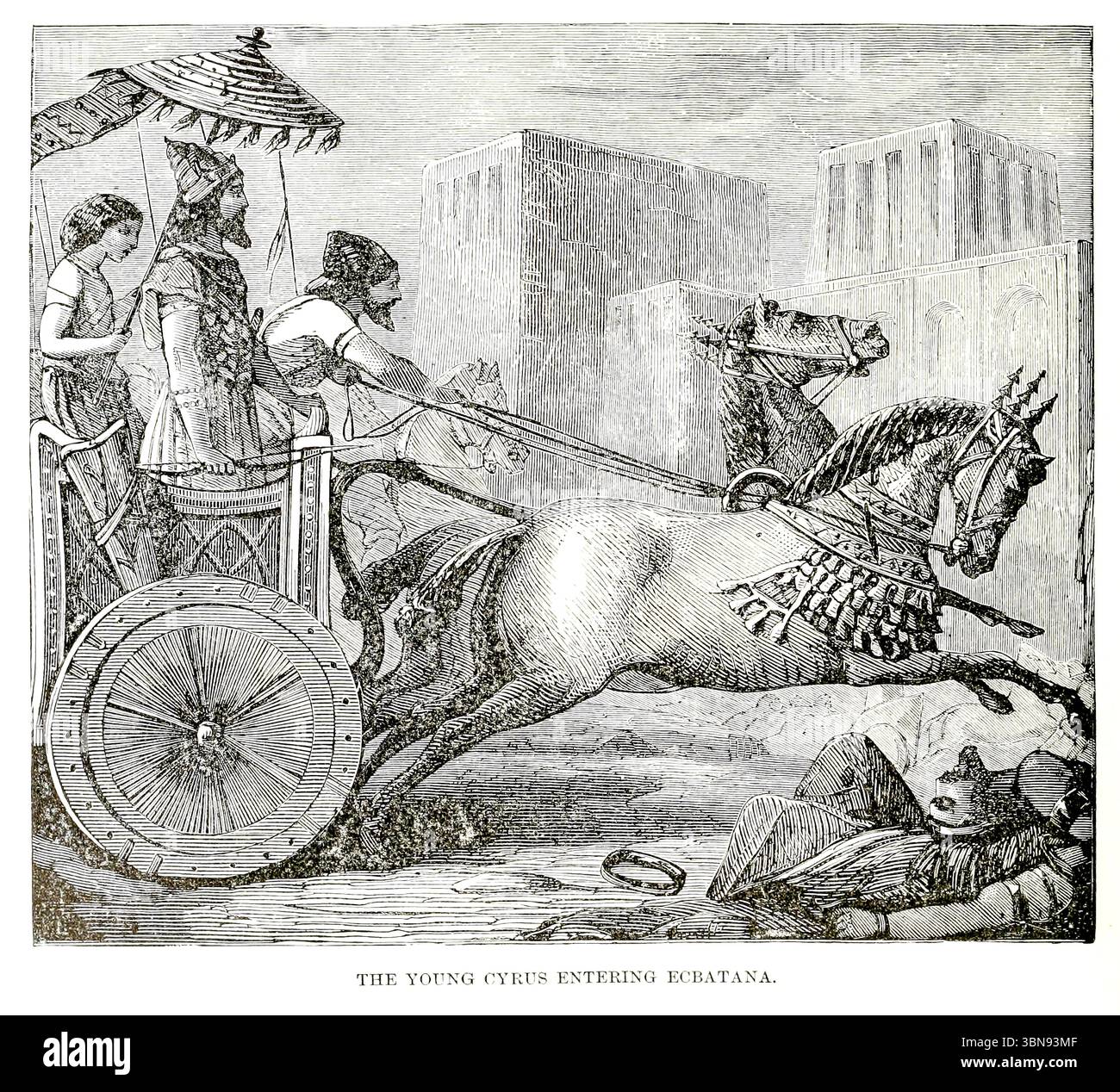 Cyrus the great entering ecbatana Cut Out Stock Images & Pictures - Alamy