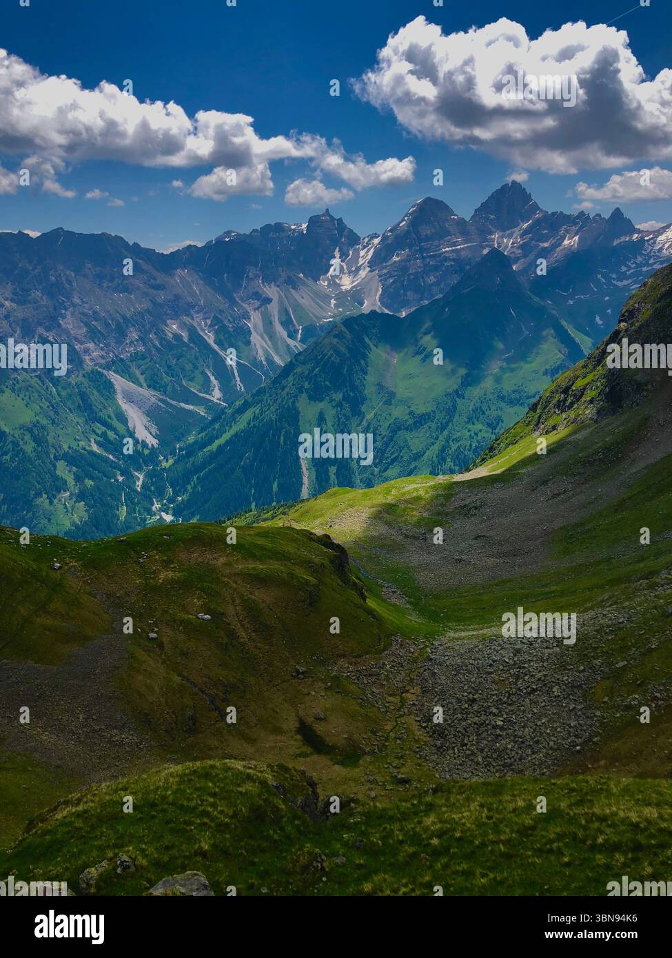 Mountains of the Austrian alps Stock Photo - Alamy