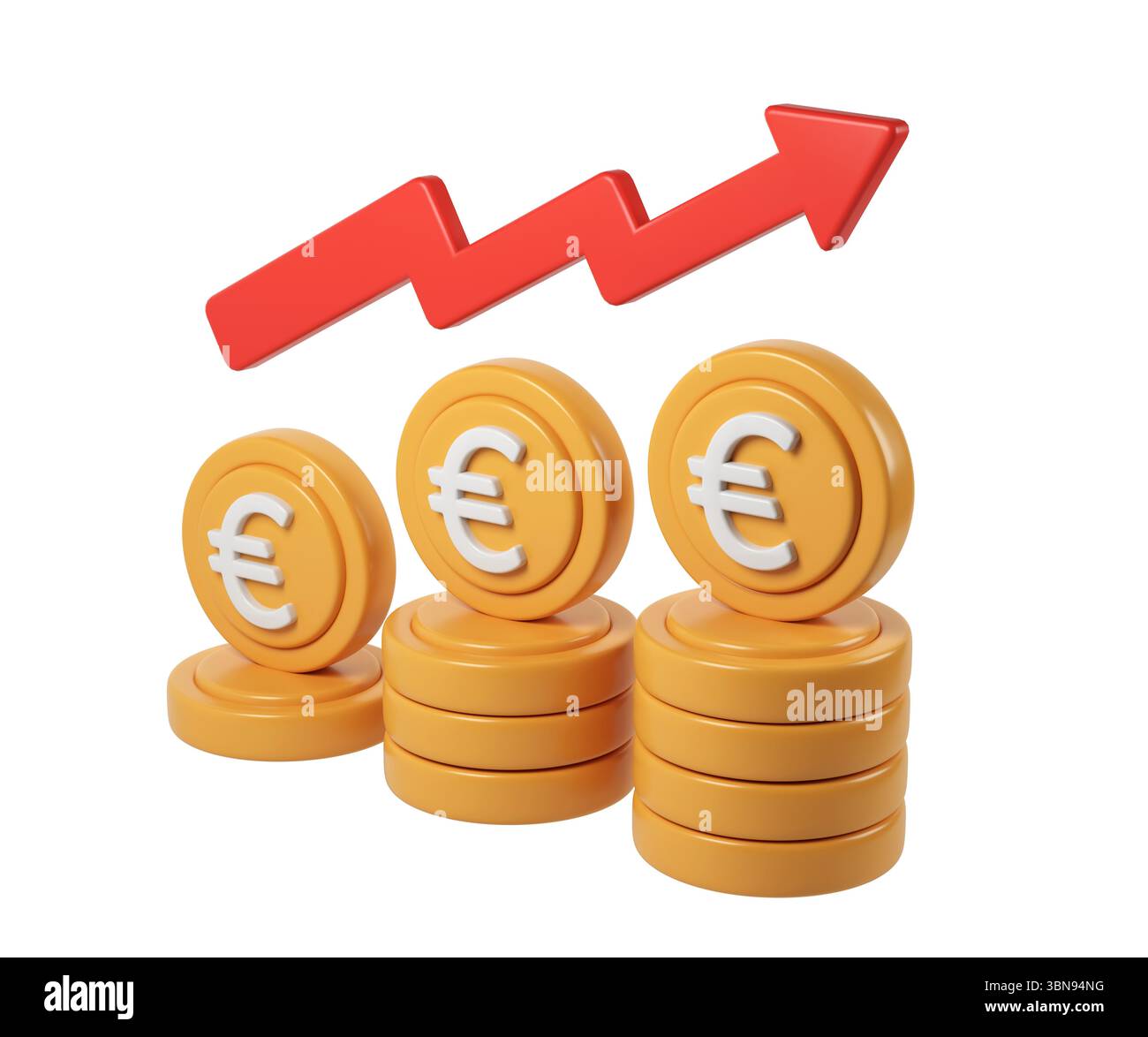 Business growth icon symbolizing Cut Out Stock Images & Pictures - Alamy